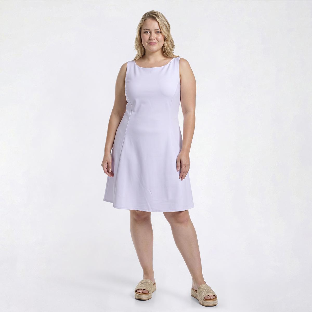 Click here for Juniors Plus Jump Princess Seamed A-Line Dress prices